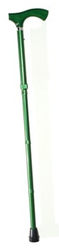 Bastón plegable para andar Luxury de color verde