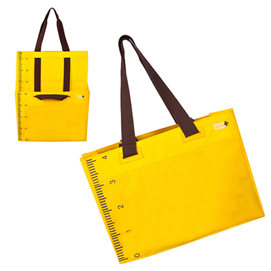 Bolsa Metro extensible de color amarillo