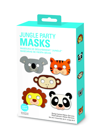 Mascaras animales de la selva